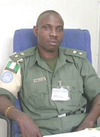 [DRC] Lt Col Lamidi O. Adeosun, chief of staff, Joint Ops Centre, Monuc ...