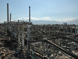 [Lebanon] A glass factory - one of many factories demolished by Israeli ...