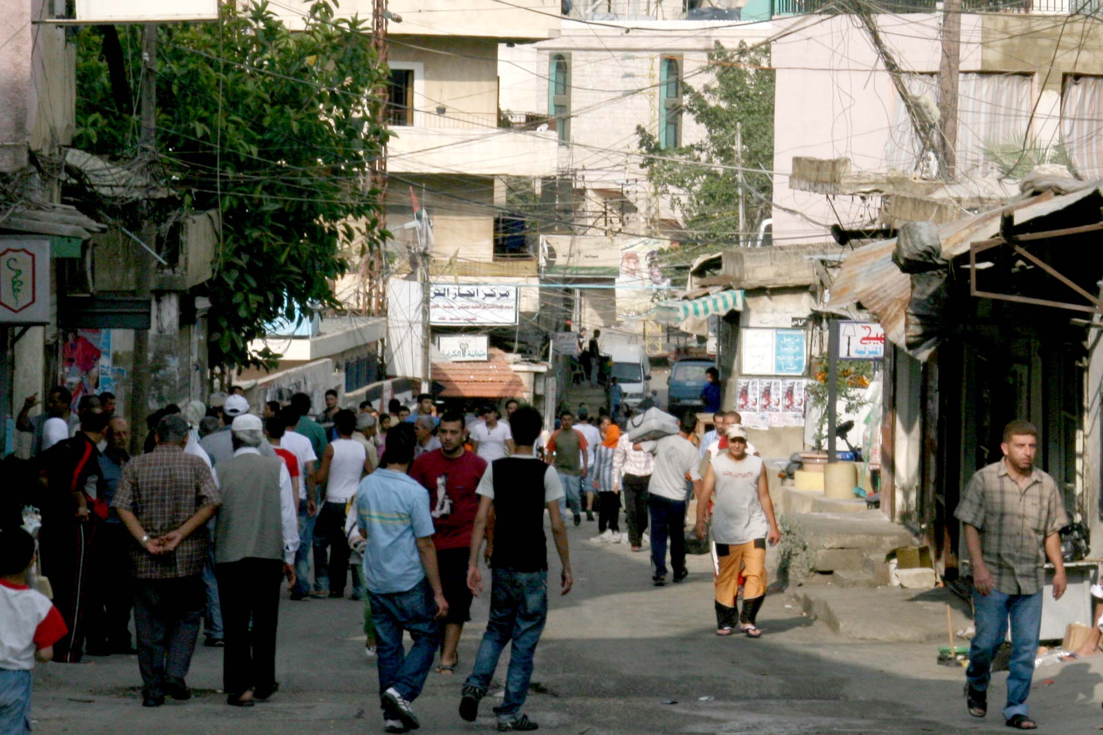 Beddawi camp, 10km from Nahr al-Bared, is overcrowded with thousands of ...