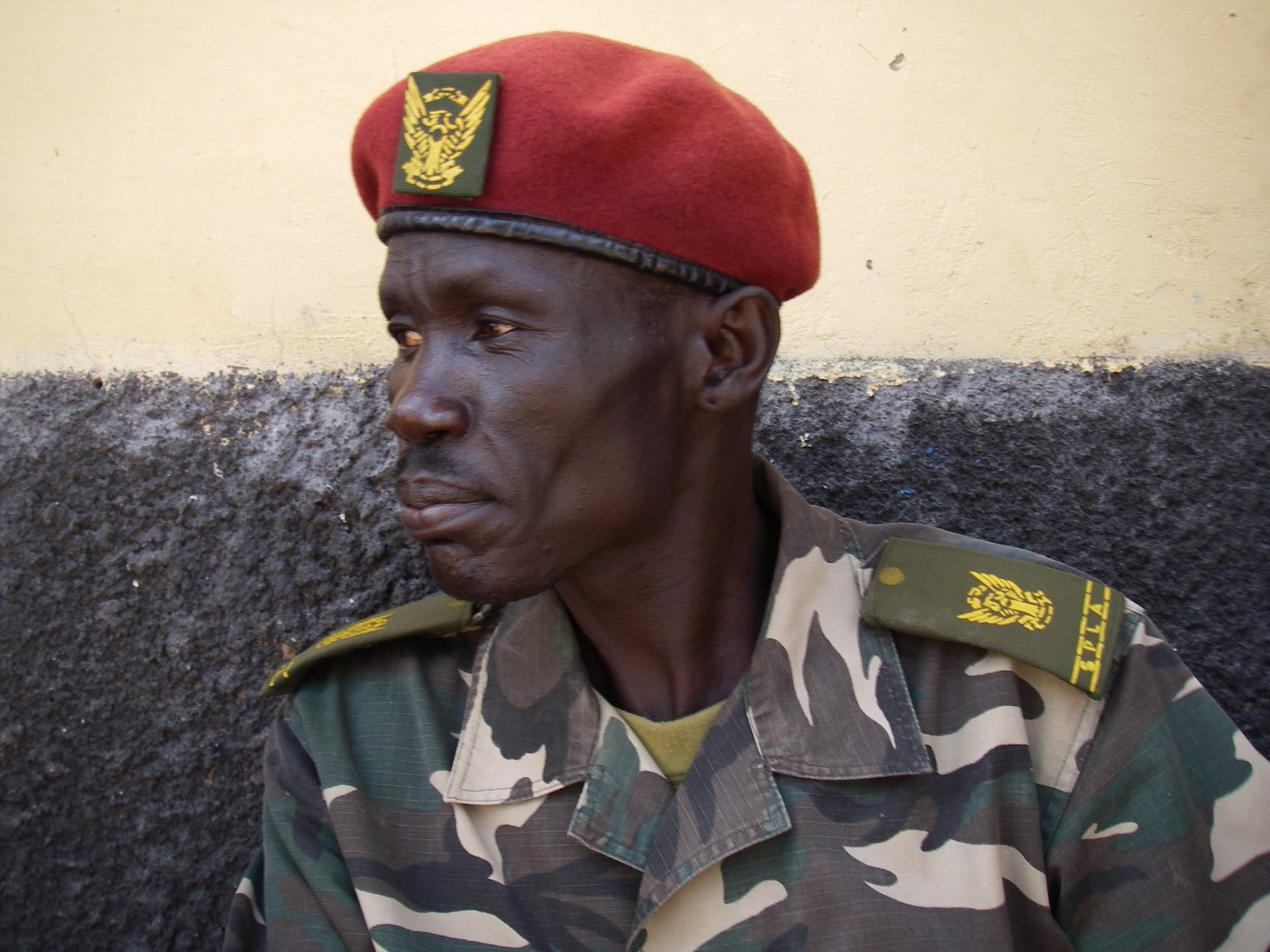 SPLA military commander for the Moli area on the Nimule - Juba rd. Moli ...