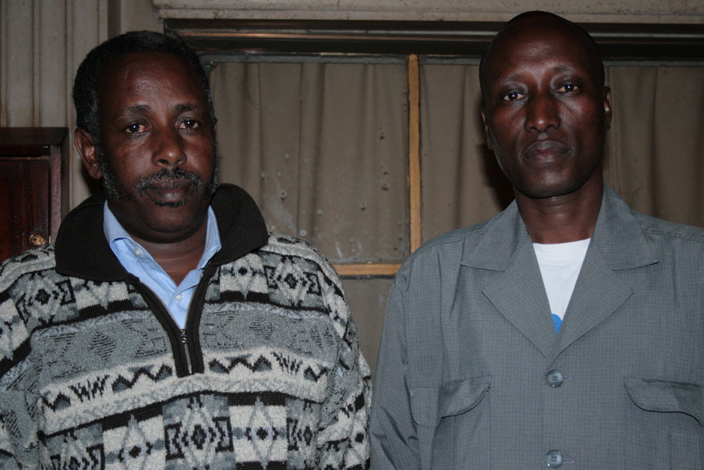 Enock Ruberangabo Sebineza (left), a former MP who represented the ...