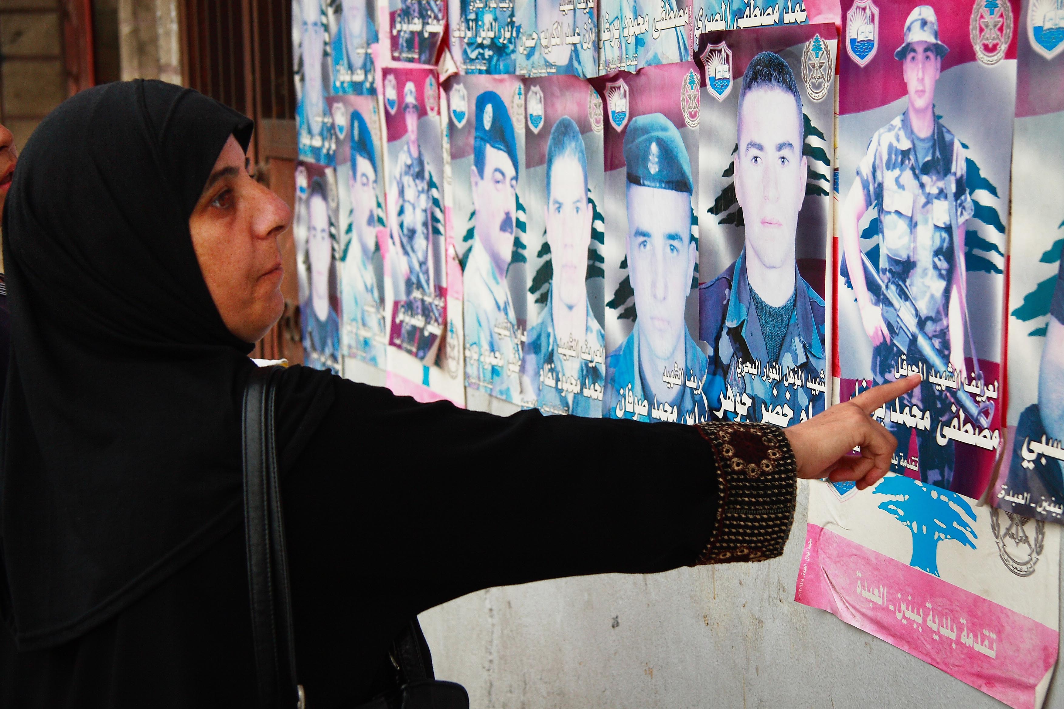 Rawa Fiyad lost three of her relatives during the Lebanese army’s three ...