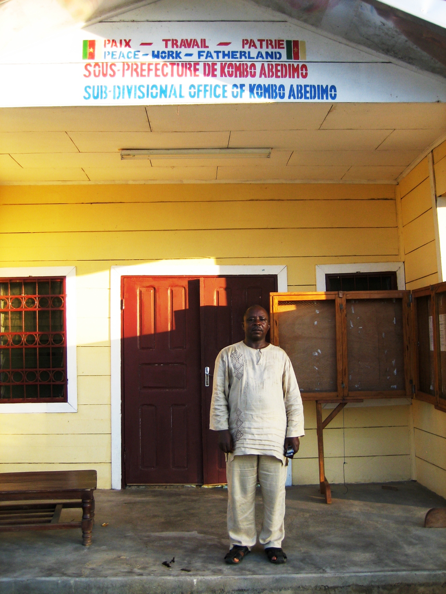 Fonya Felix Morfan is the Cameroonian sub-prefect in Akwa, on the ...