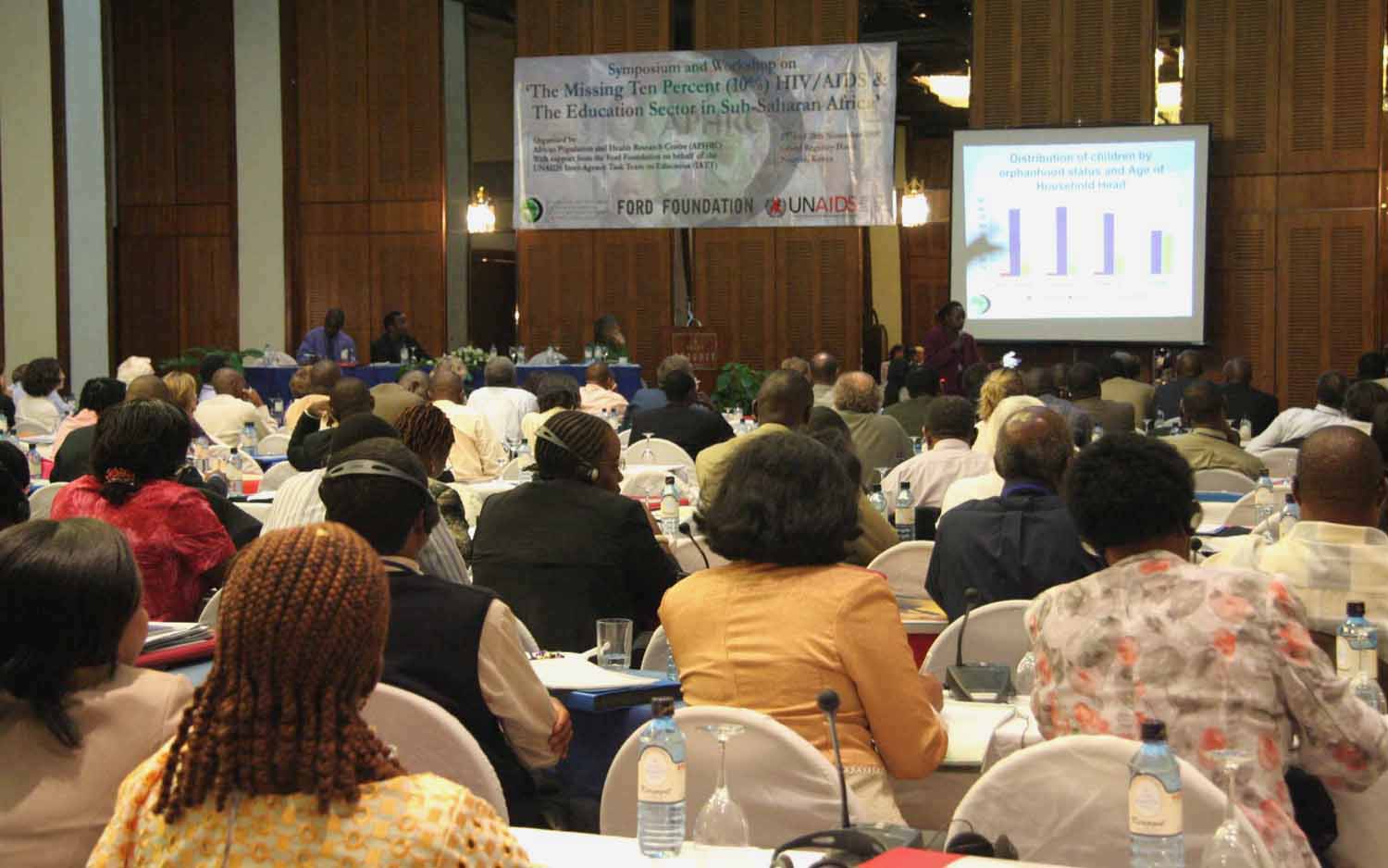 Participants from sub-Saharan Africa at the HIV/AIDS in education ...