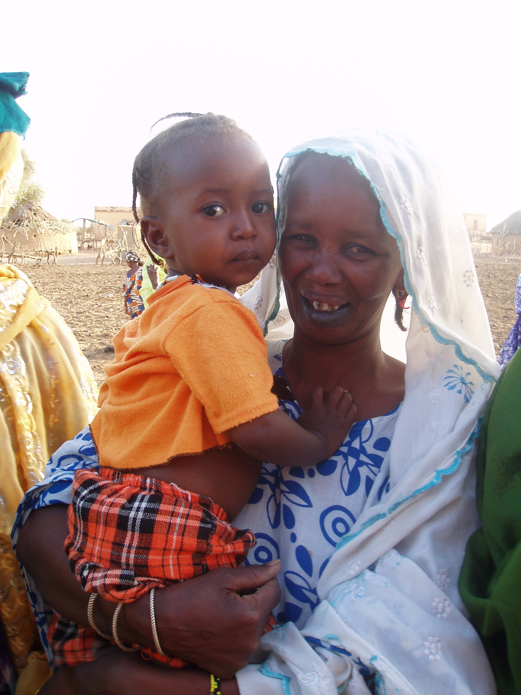 Women and children in Sayene, a village near Keidi in southern ...