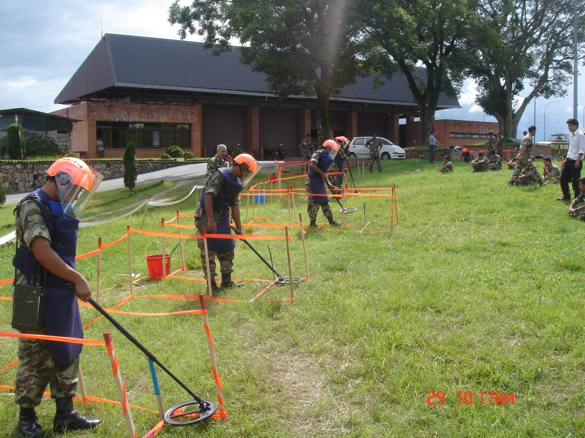 Nepal Army personnel still have thousands of mines to clear with the ...