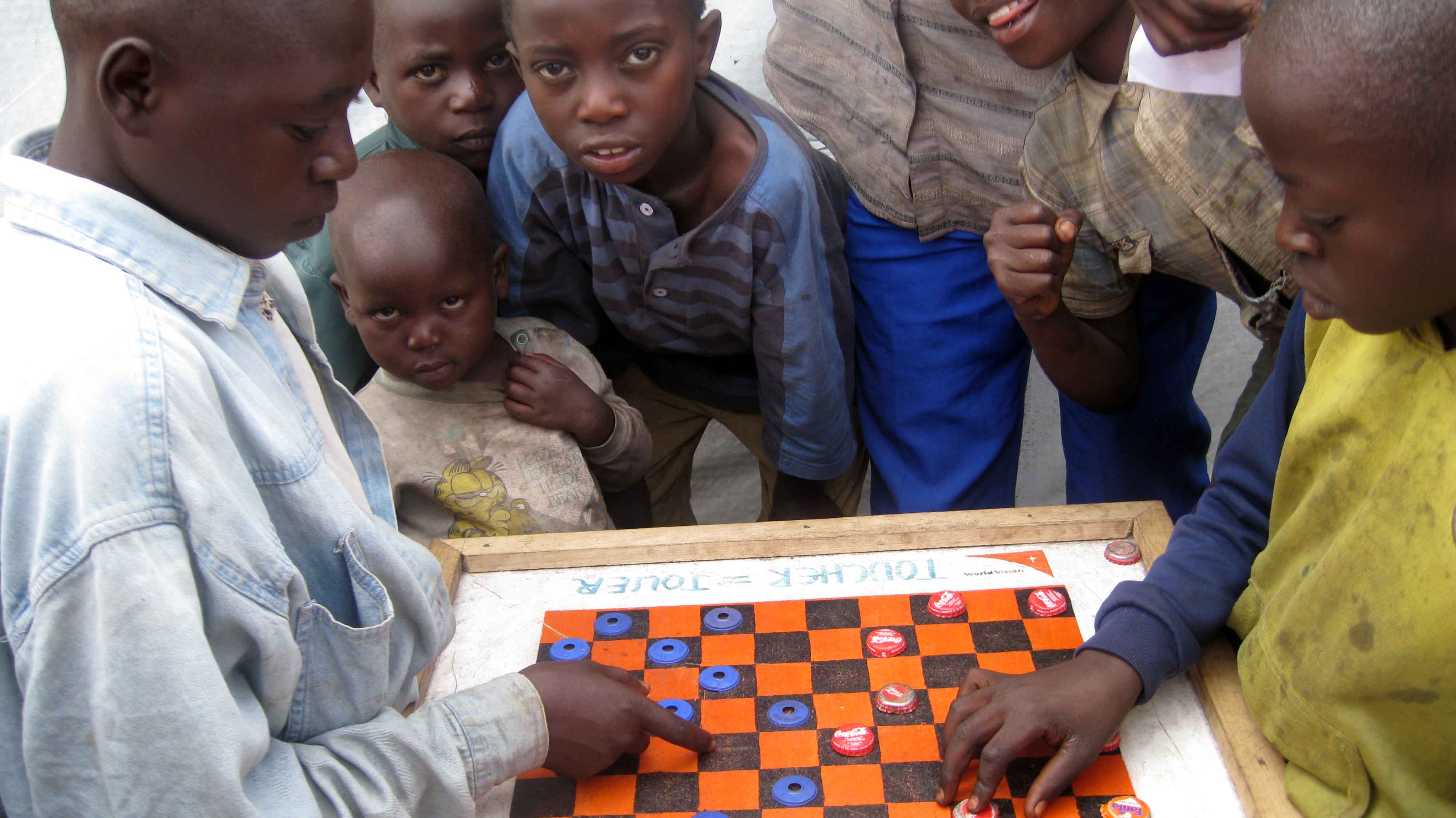 Children play at the Bulengo IDP camp in Goma, DRC. | The New Humanitarian
