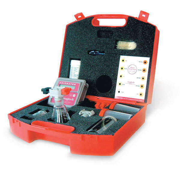 An arsenator kit with a digital reader with other necessary chemicals ...