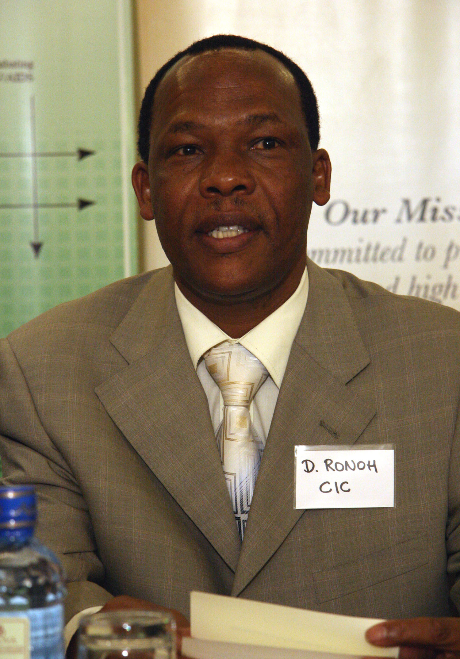 David K. Ronoh, General Manager Life and medical business, Cooperative ...