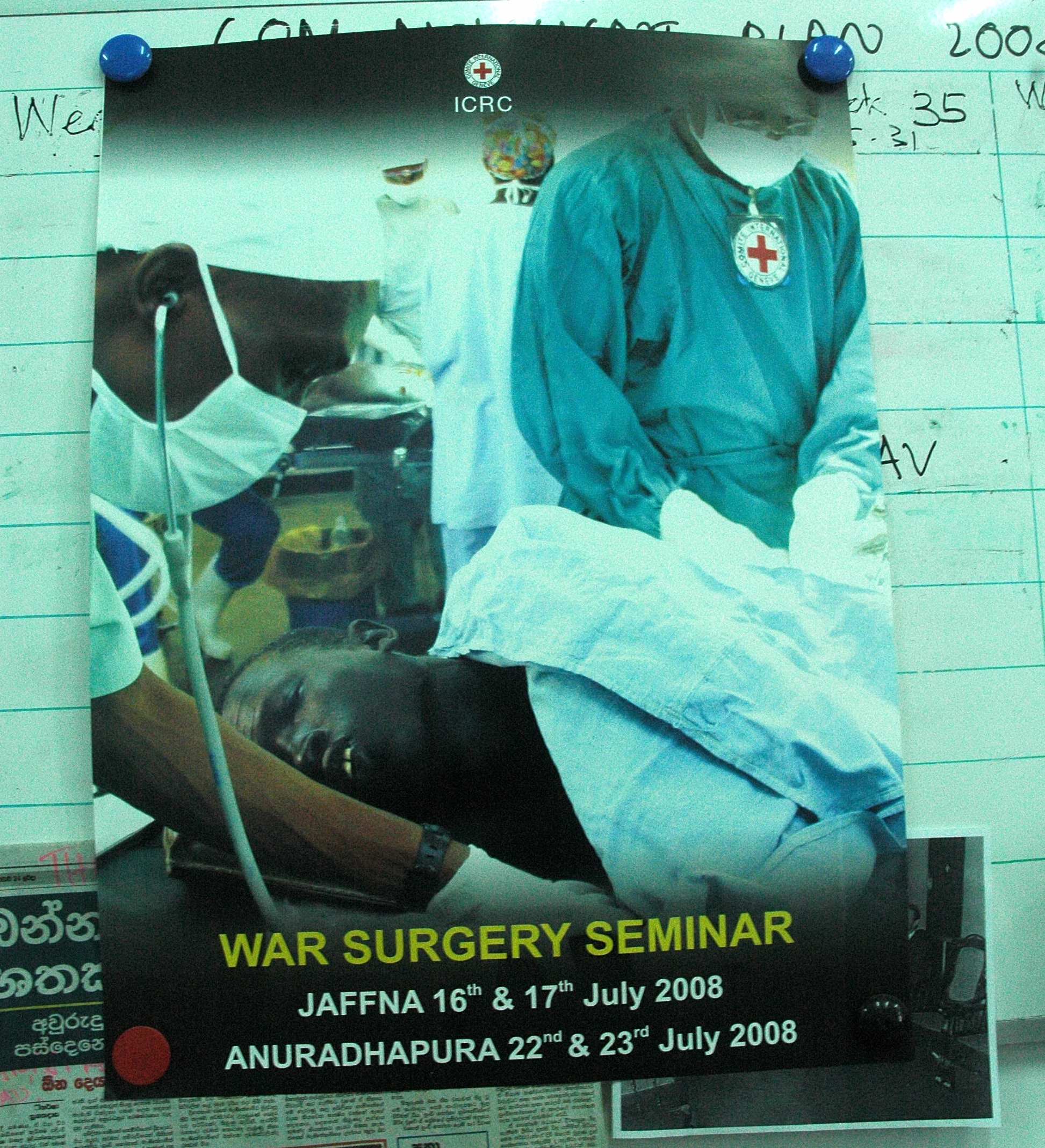 The New Humanitarian | ICRC gives training on treatment of war wounds