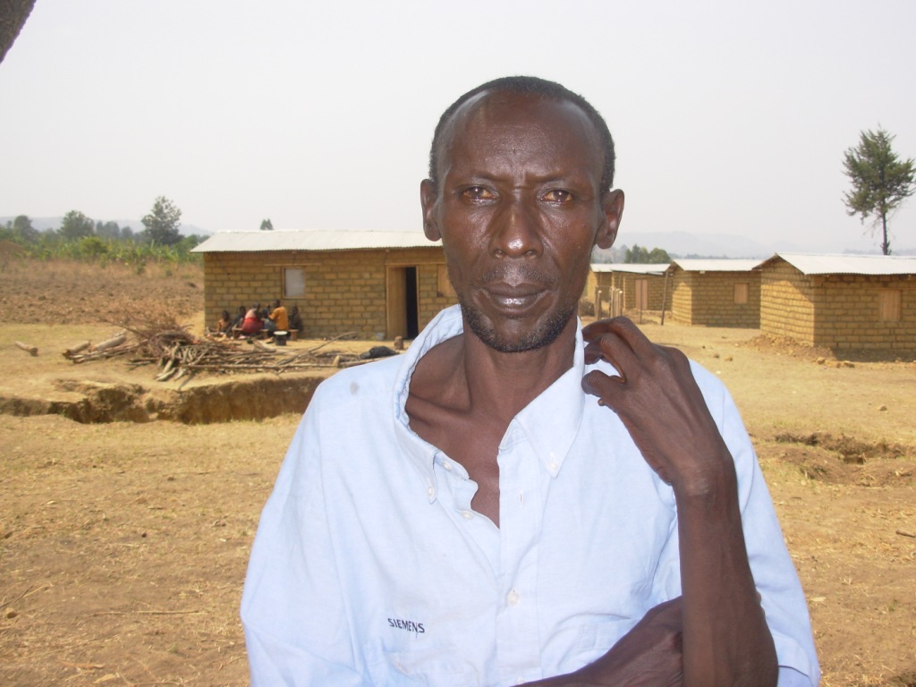 Mammert Buregeya in Muriza "peace village" | The New Humanitarian