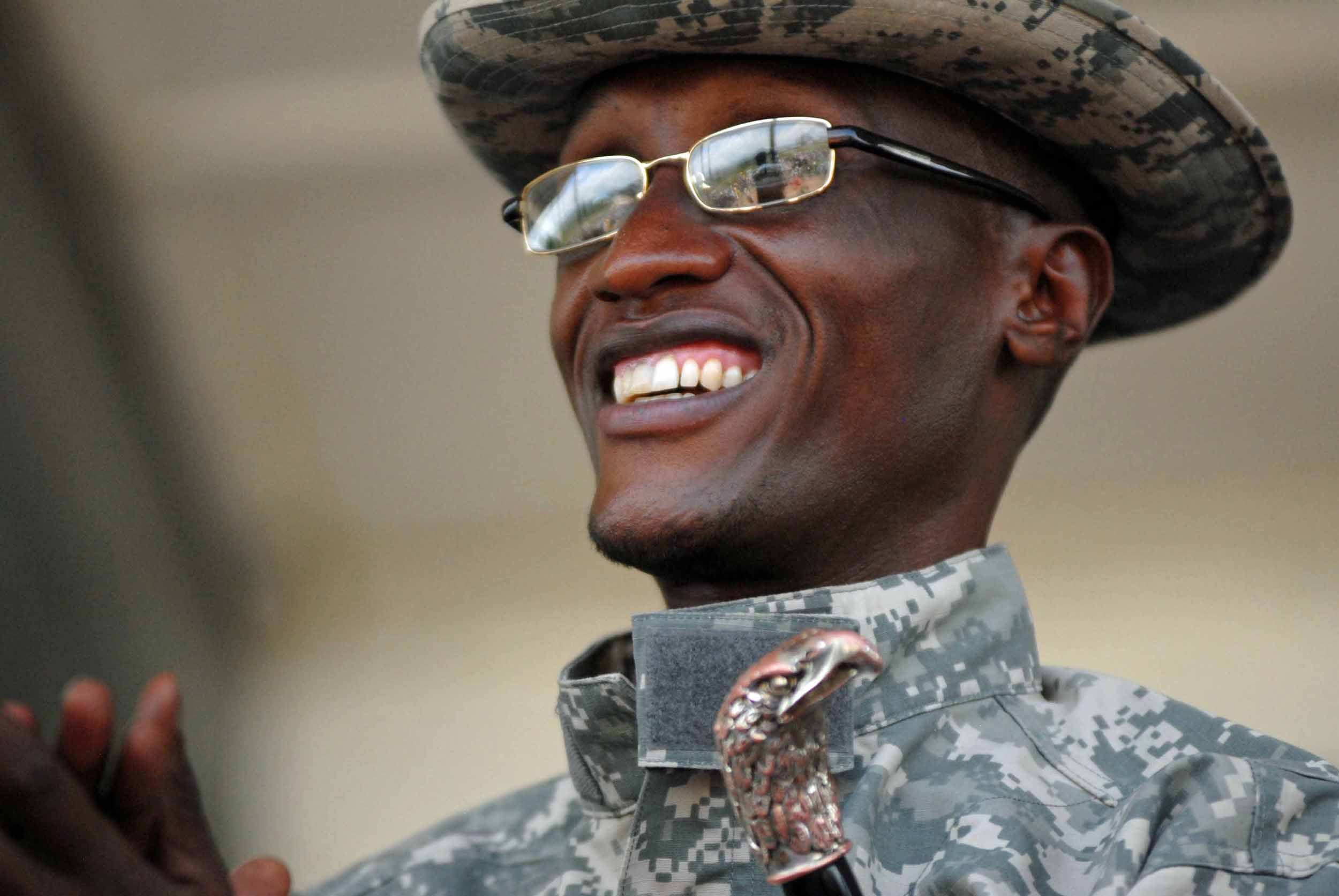 DRC rebel leader Laurent Nkunda, the head of the National Council for ...