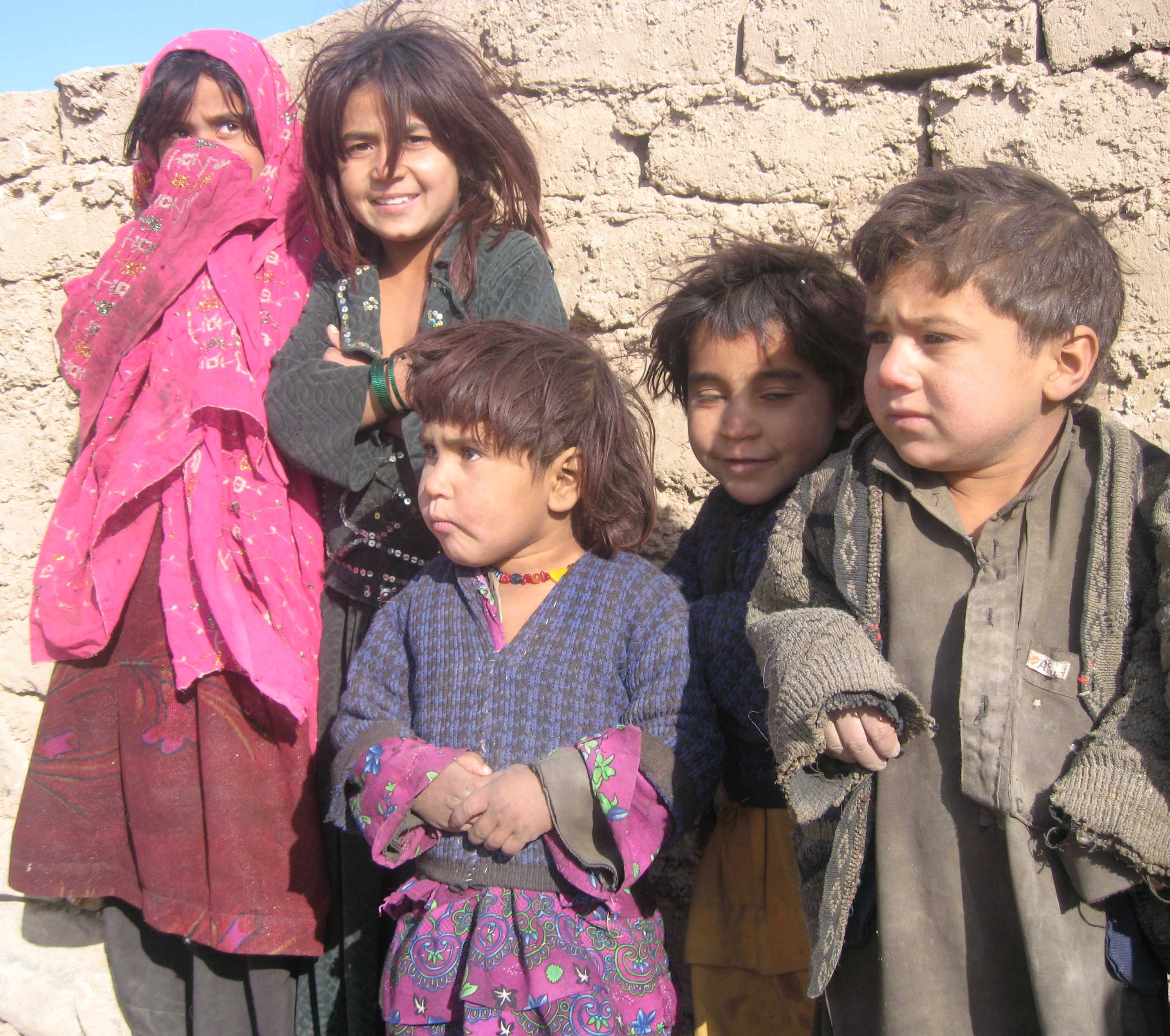 Displaced children are particularly vulnerable to cold-related diseases ...