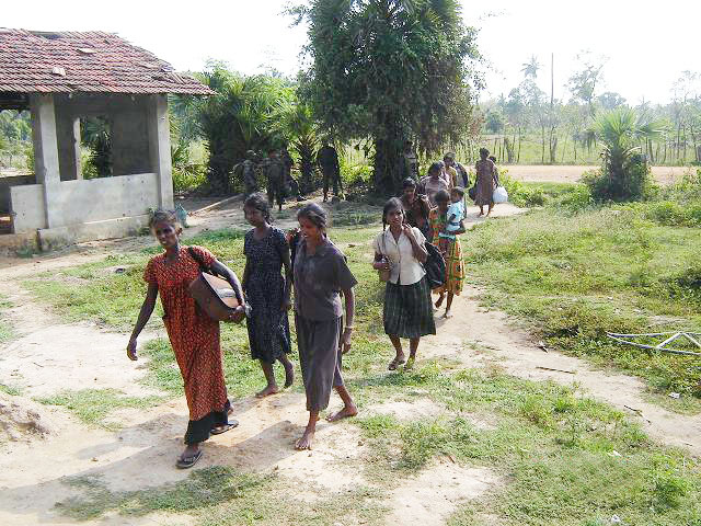 With tens of thousands more civilians expected to flee the no fire ...