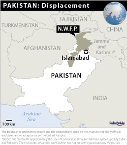NWFP Pakistan Location Map | The New Humanitarian