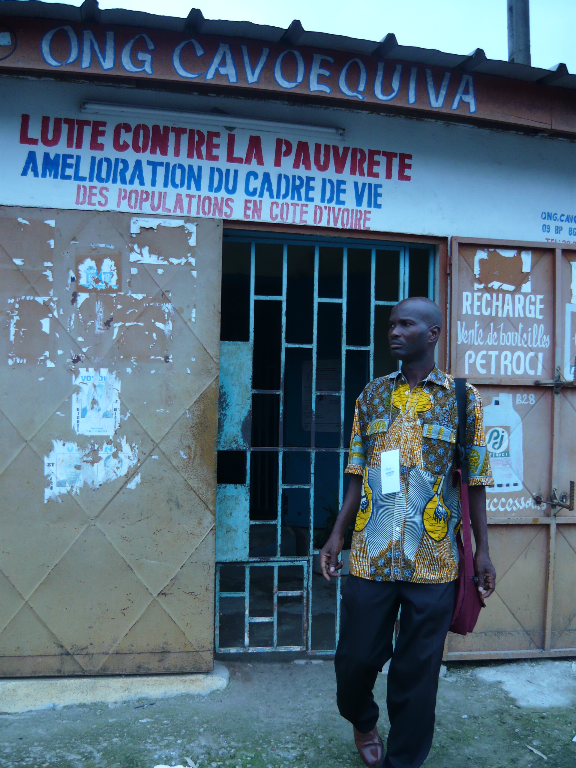 In the Adjamé neighbourhood of Côte d'Ivoire's commercial capital ...