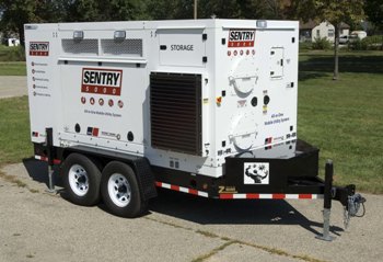 The Sentry 5000 Mobile Utility System, a multifunctional enclosed ...