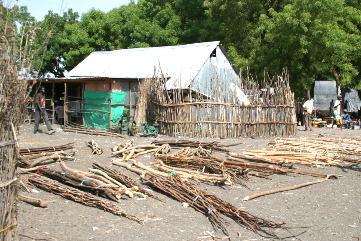 The market at Akobo was largely empty on 6 July, thanks to drought and ...