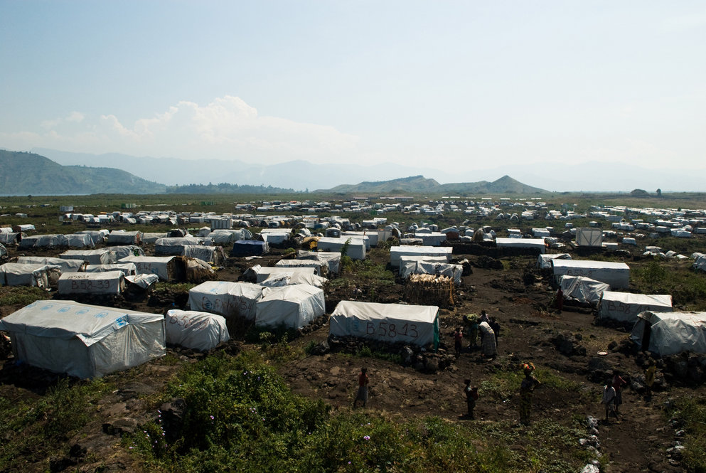 Bulengo IDP Camp: North Kivu, DRC. Many of the displaced persons in ...