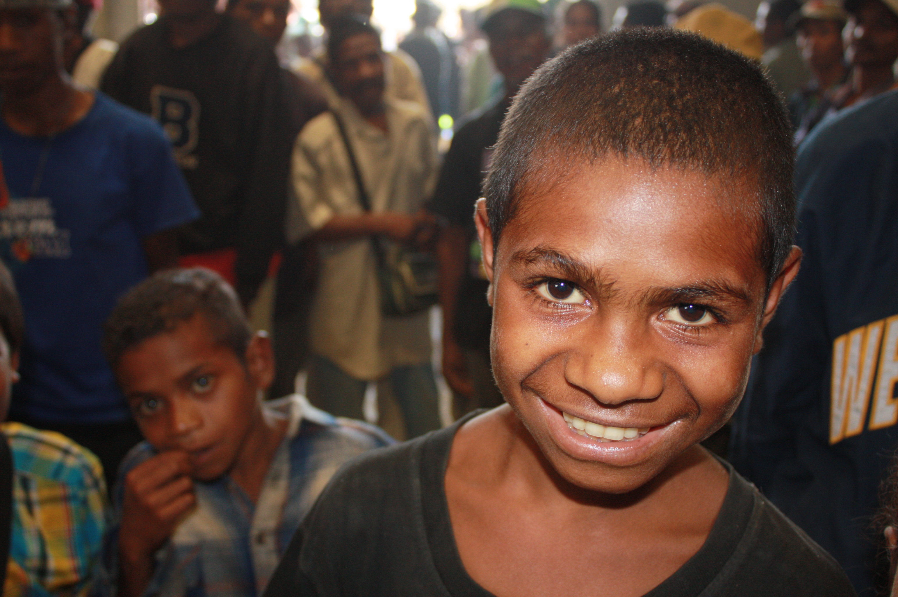 A young boy in Timor-Leste. A large proportion of the country's 1.1 ...