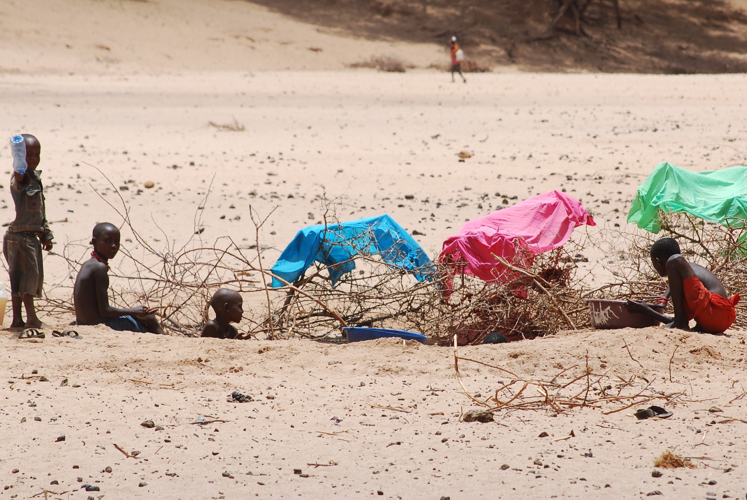 Northern Kenya’s main permanent river, the Ewaso Nyiro, has dried up ...