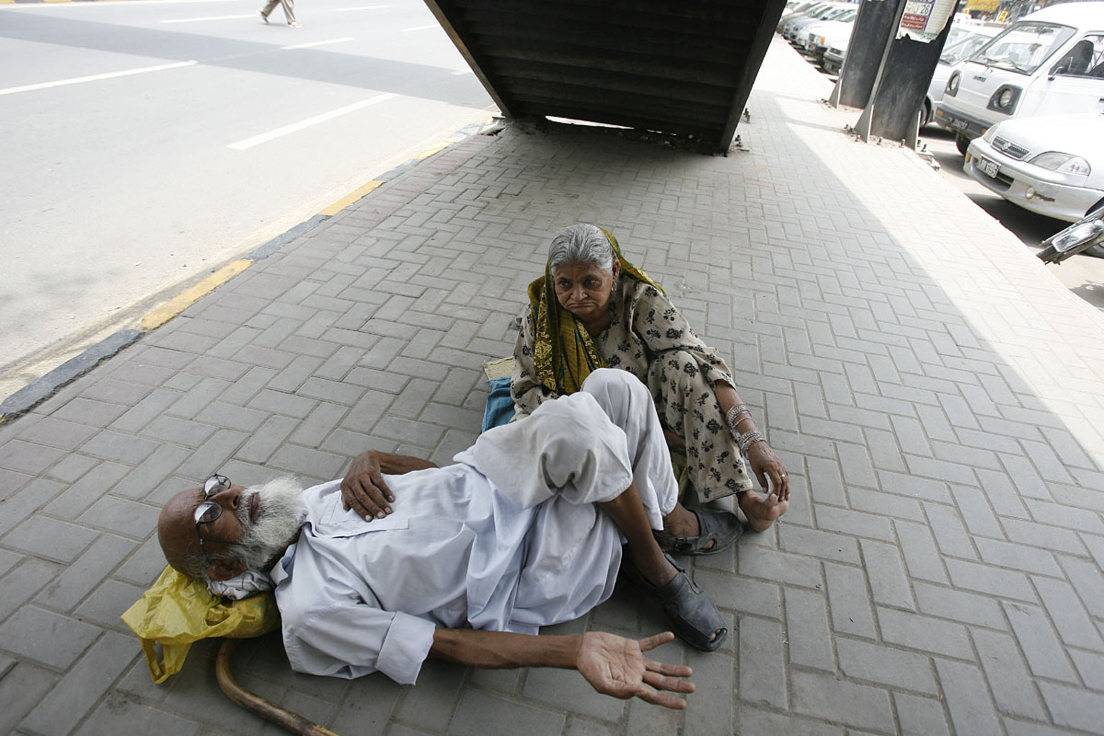 Balochistan residents Sadiqa Bibi and her husband say they cannot ...