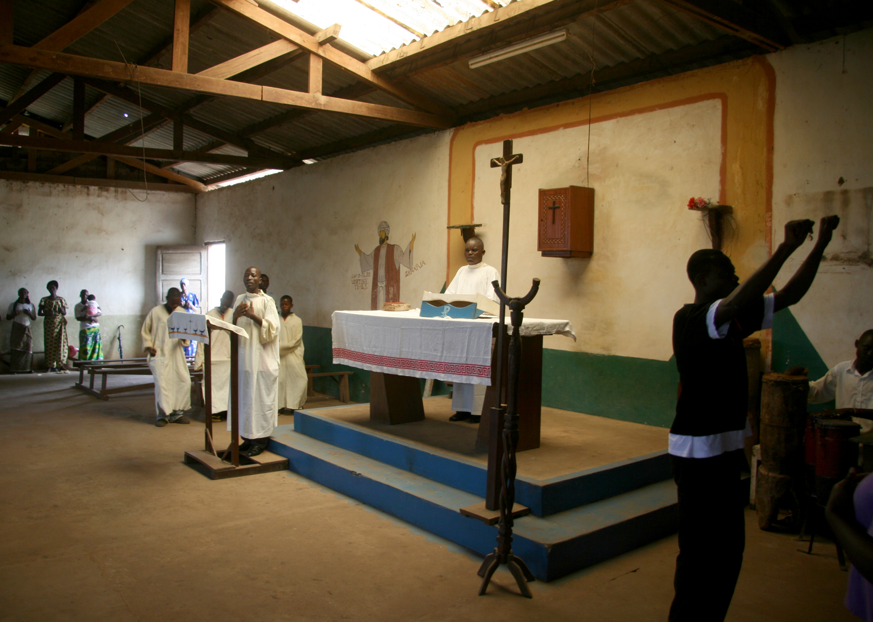 A mass in the town of Dongo, in Democratic Republic of Congo’s Equateur ...