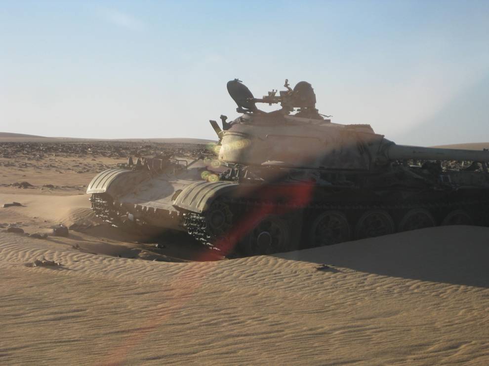 Armoured tank from Chad-Libya war | The New Humanitarian
