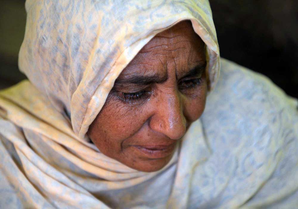 Partially-sighted Sidra Bibi, who fled fighting in Bajaur Agency to ...