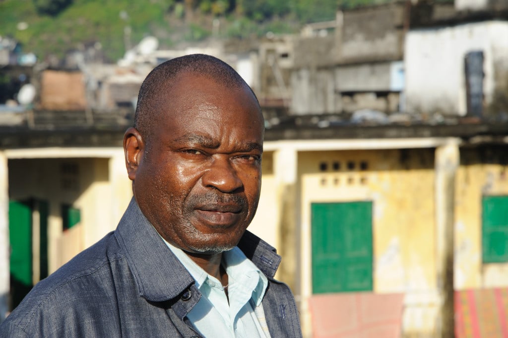 Celestin Sikuli, who heads up the UN's DDR programme on the Comoros ...