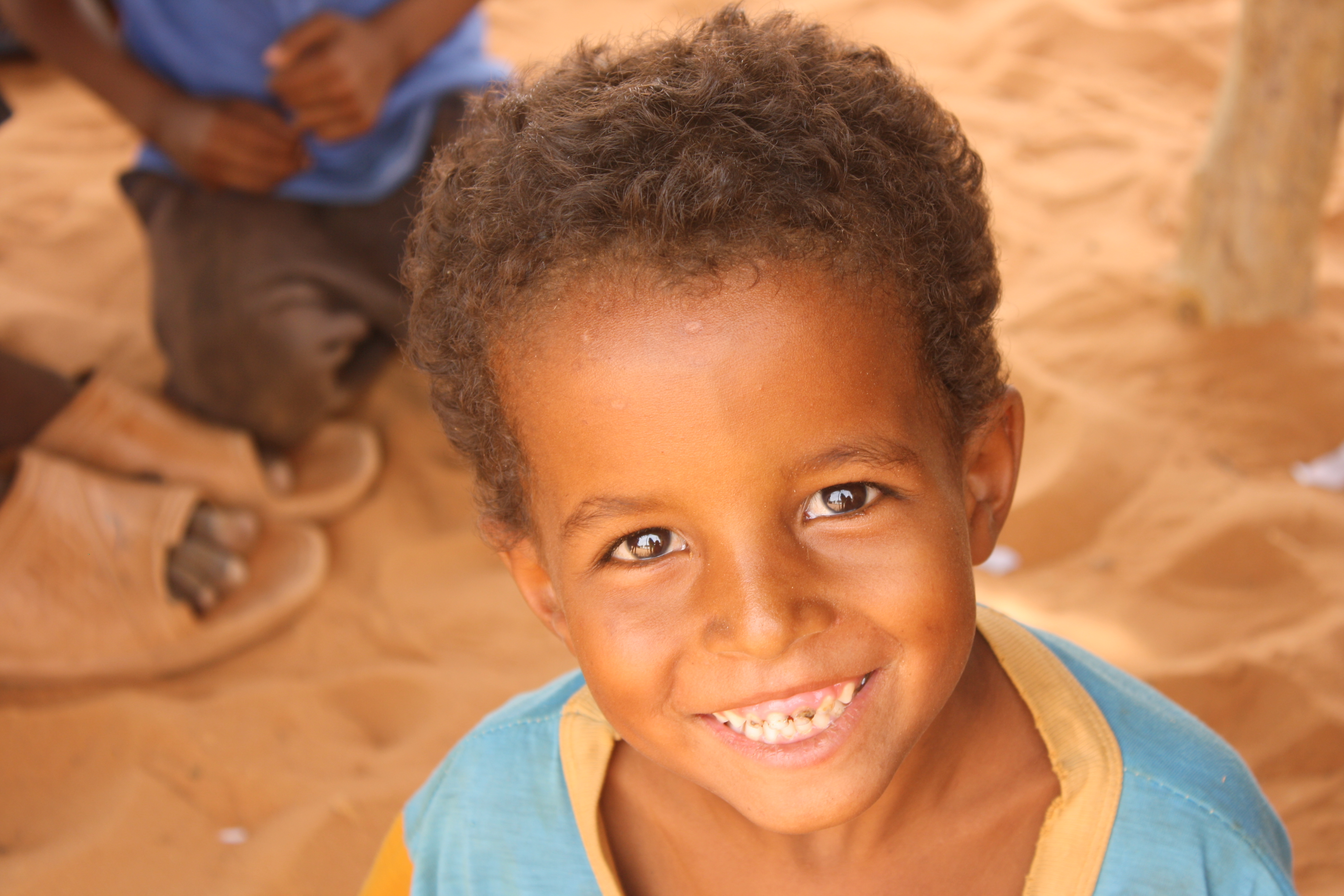 A Malian boy at the Mbera refugee camp in Mauritania's Hodh El Chargui ...