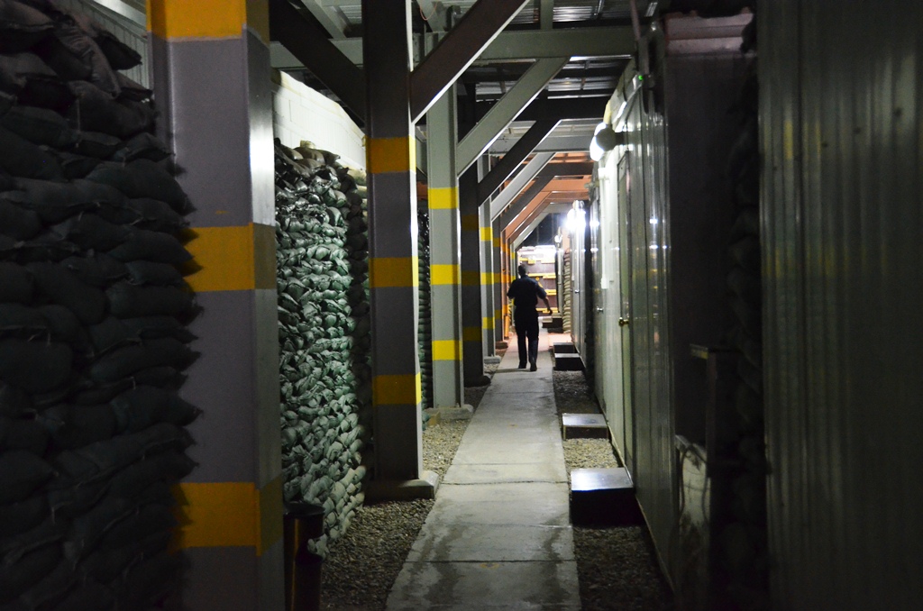 Tamimi, the UN residential compound in Baghdad's Green Zone, is home to ...