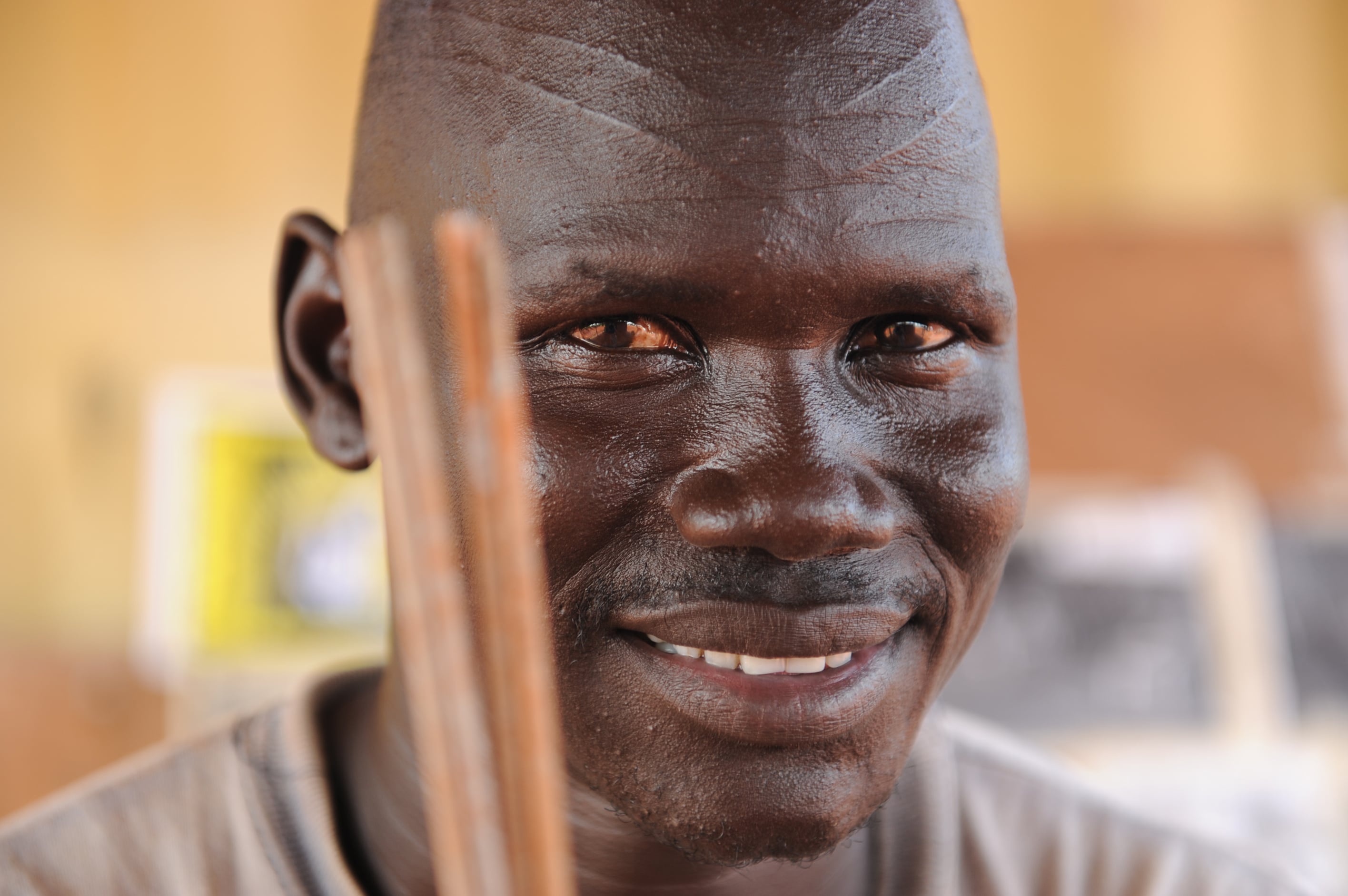 Kuot Manyok, 33, a former combatant with the Sudan People's Liberation ...
