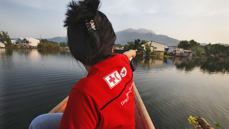 Calamba city, Laguna province, The Philippines. October 2009. Staff and ...
