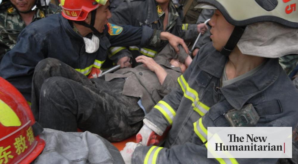 Rescue people trapped in a collapsed building