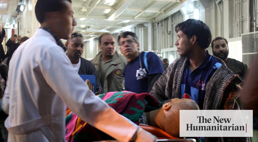 Fleeing violence in Ajdabiya