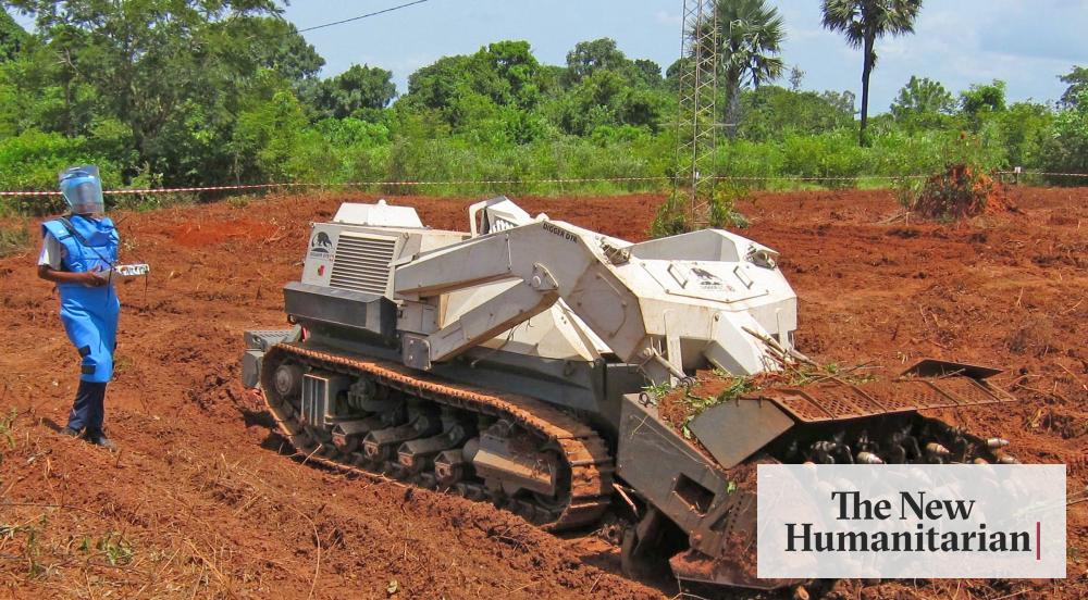Demining machine clears path for a better future