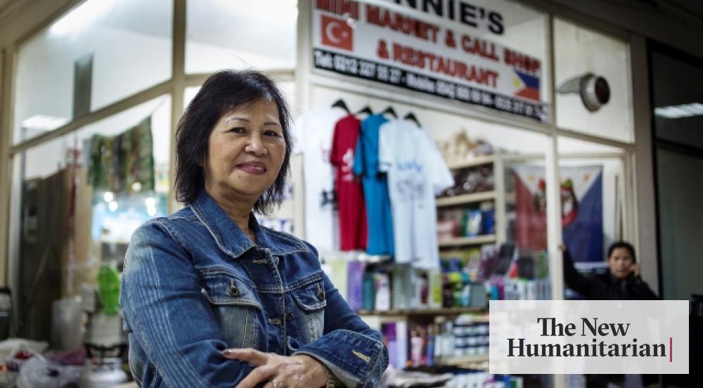 Philippine diaspora rallies for typhoon victims