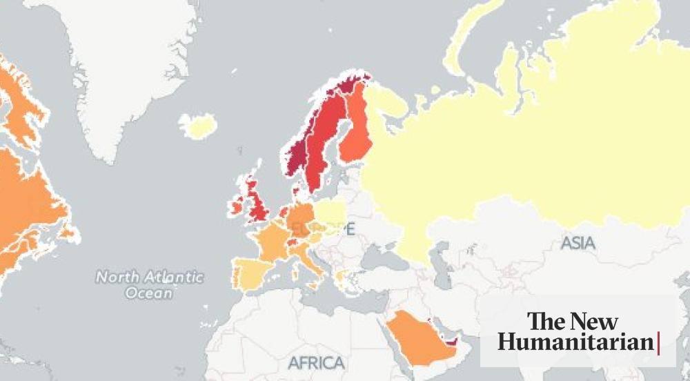 Map: Which countries are doing their fair share for Syria?